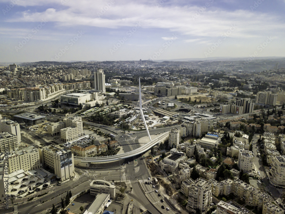 Chords famous hanging Bridge and transportation, The architectic pillar ...