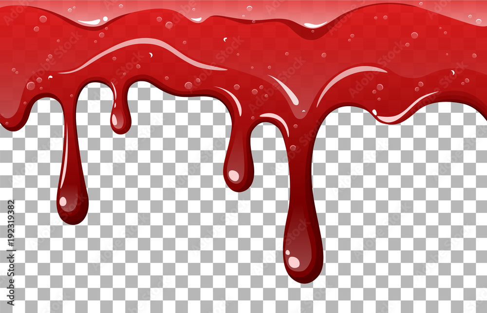 Dripping jam vector illustration Stock Vector | Adobe Stock