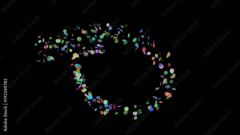 Particle Path Overlay Stock Template | Adobe Stock