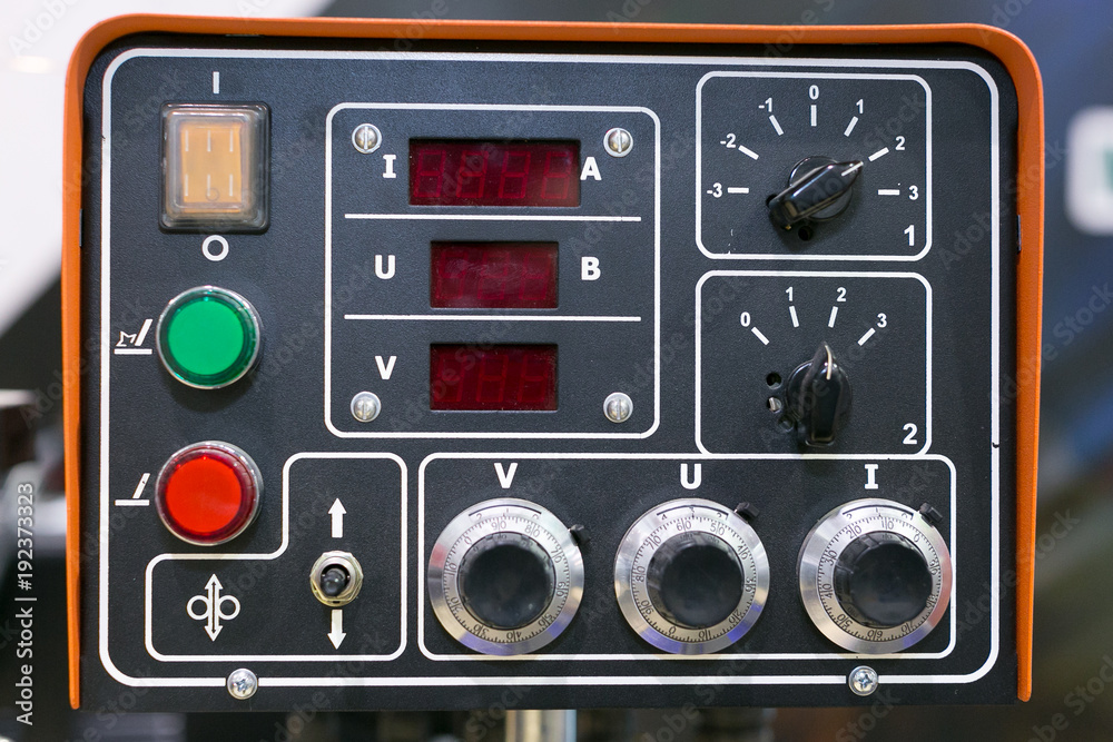 electricity, manufacturing, instrument concept. there is electronic ...