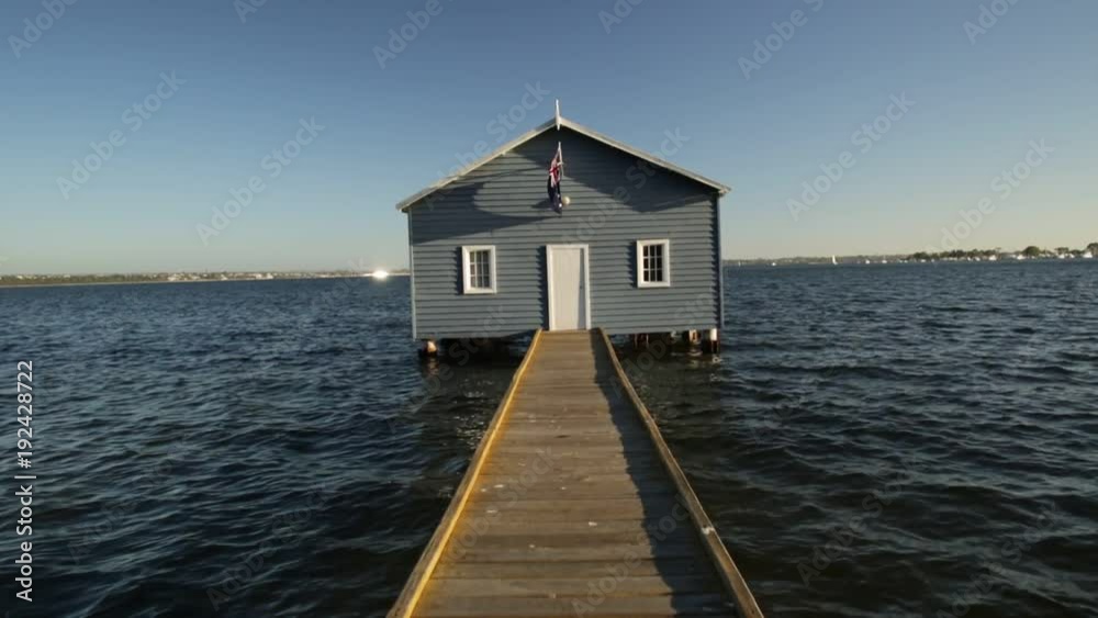 POV walking on jetty of Blue Boat House: the iconic and most ...