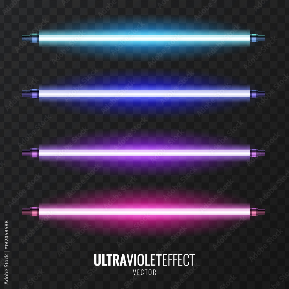 Vector of ultraviolet light. Stock Vector | Adobe Stock