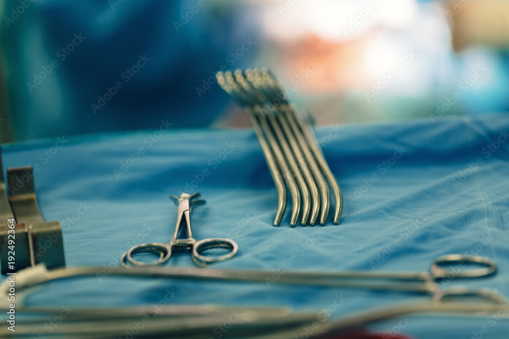 Team of surgeons in hospital operating room. Ready for cardiovascular ...