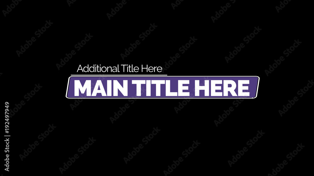 Corporate Title 12 Stock Template | Adobe Stock
