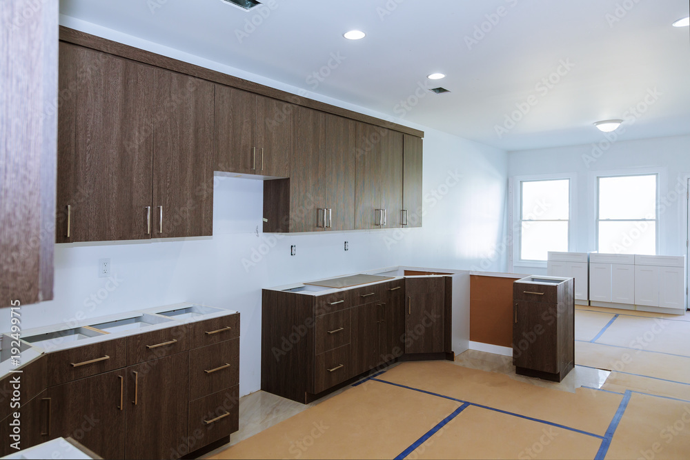 Installing new induction hob in modern kitchen kitchen Installation ...