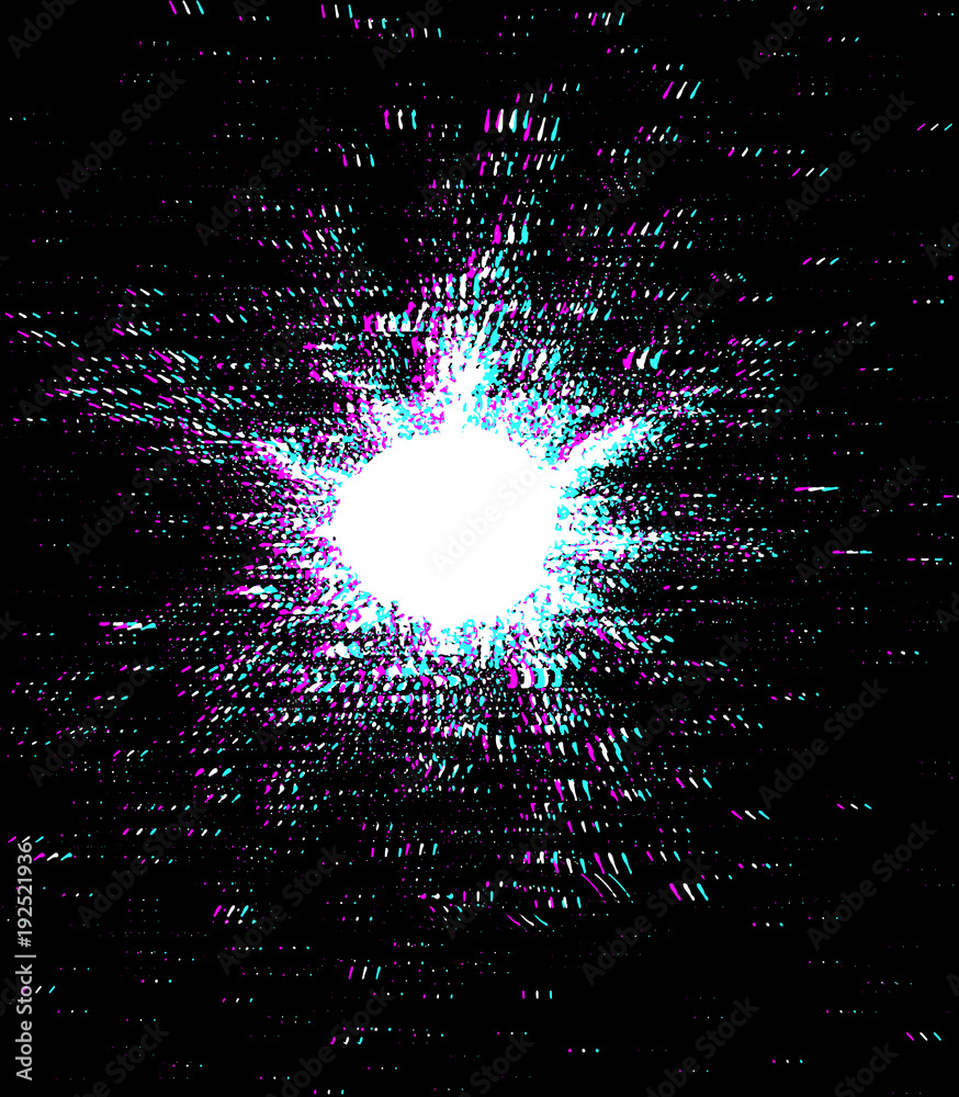 Distorted Glitch Style Modern distorted Background texture. Digital ...