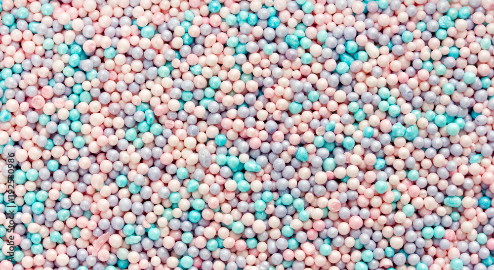 Edible pastel color confetti sprinkles for cake cookie ice cream ...