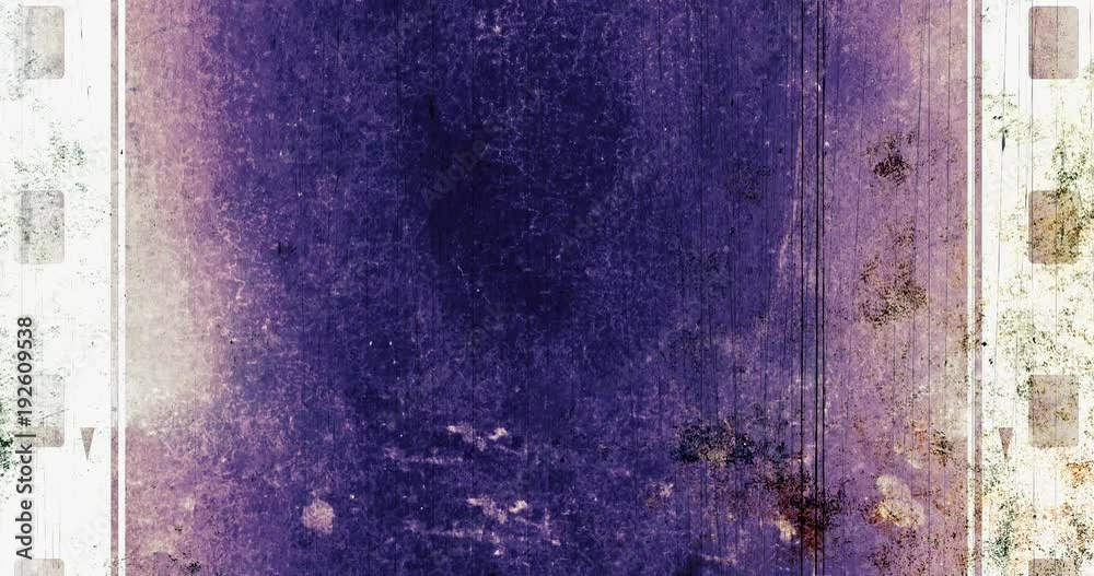 4K Inverted Old Film Look - Old film look effect with a lot of dirt ...