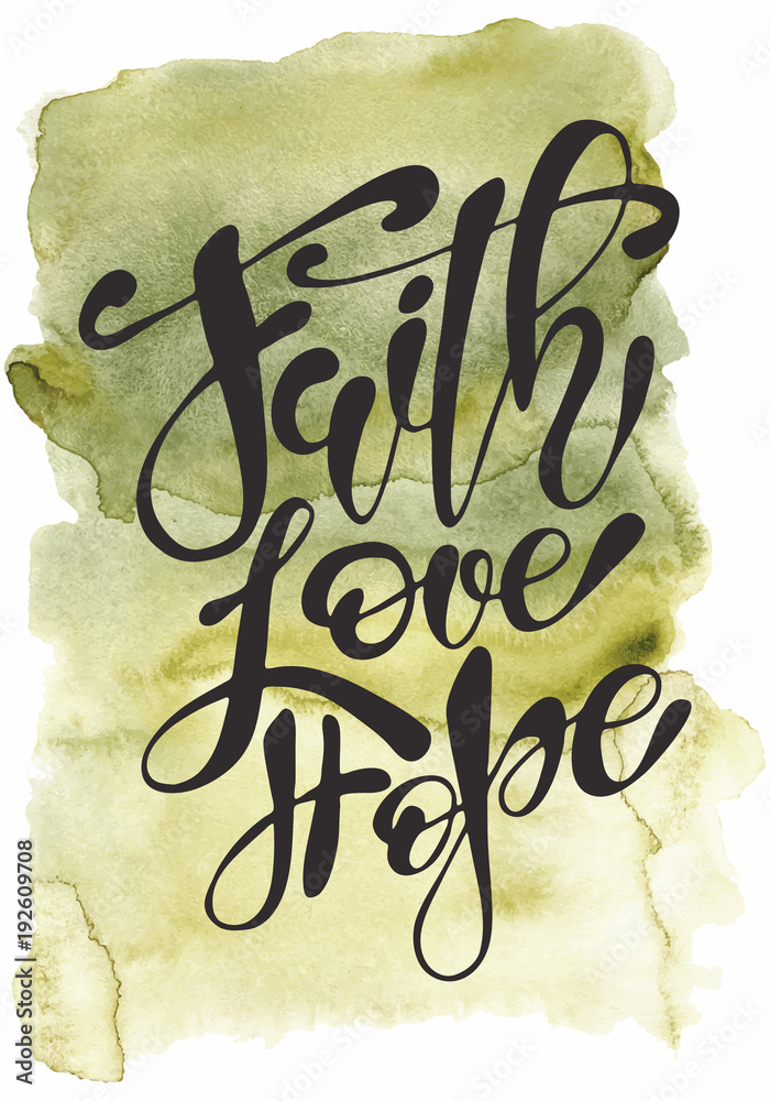 Hand drawn Easter quote Greeting card templates with lettering on ...