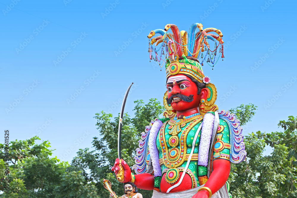 Village God Ayyanar temple Stock Photo | Adobe Stock