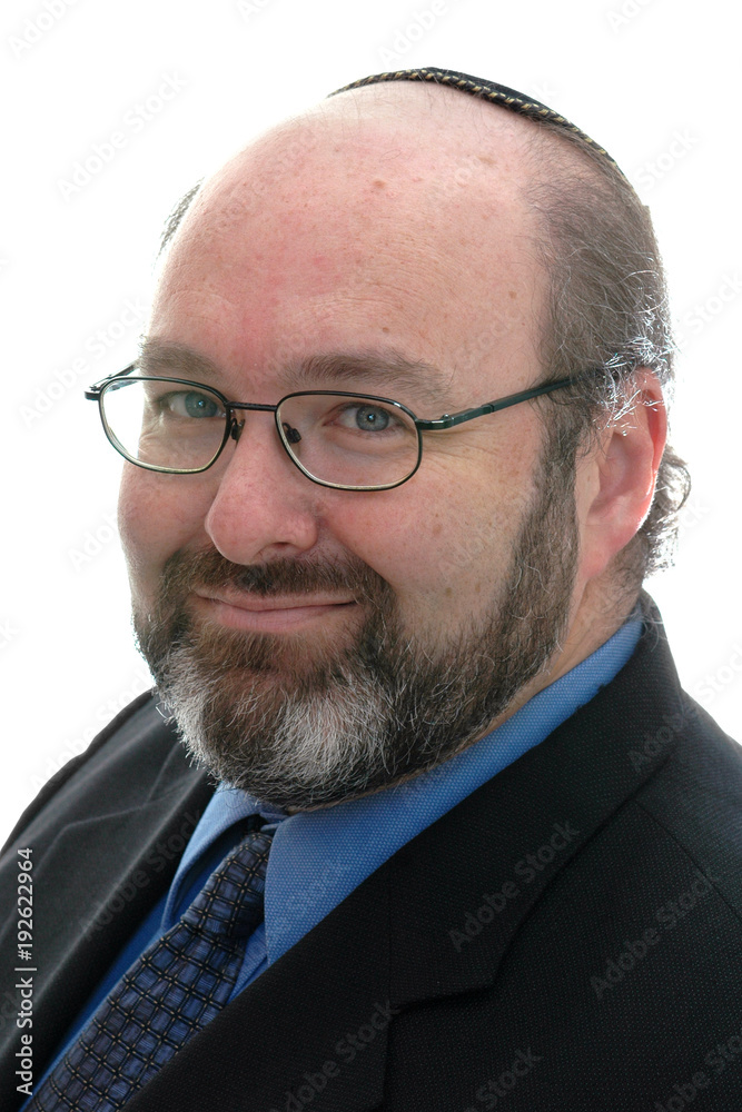 Smiling jewish man Stock Photo | Adobe Stock