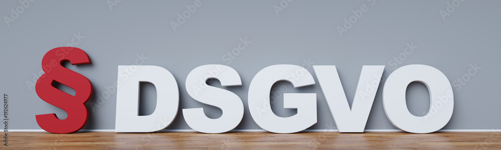 DSGVO Datenschutz-Grundverordnung Konzept Stock Illustration | Adobe Stock