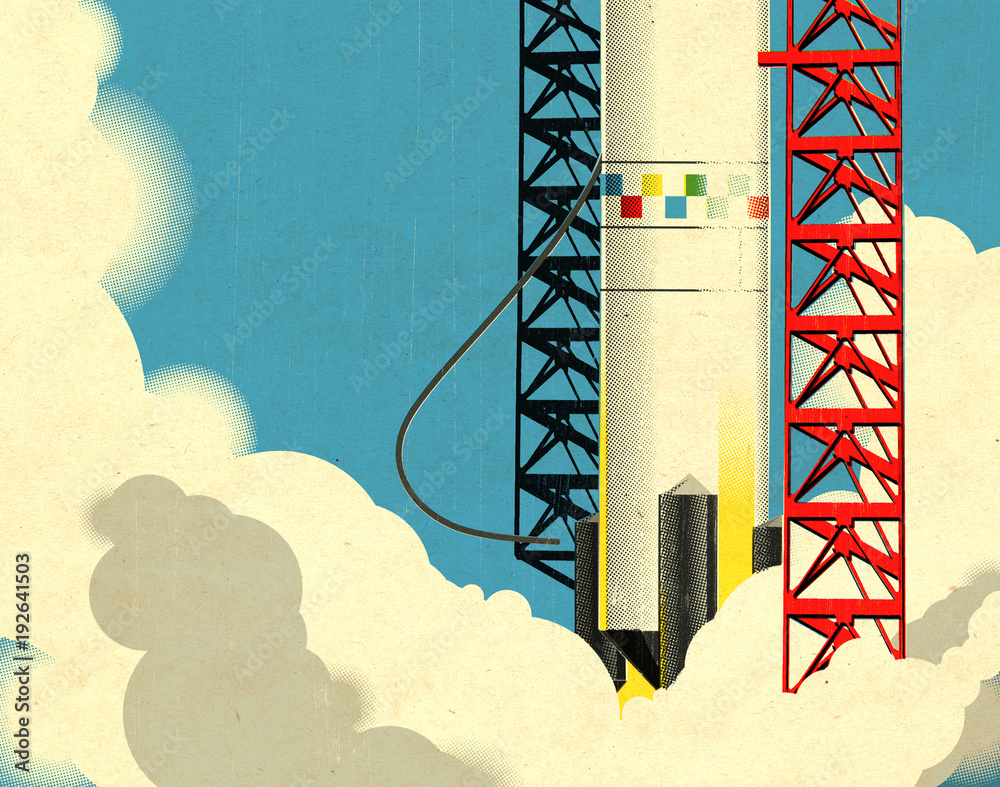 Rocket Stock Illustration | Adobe Stock