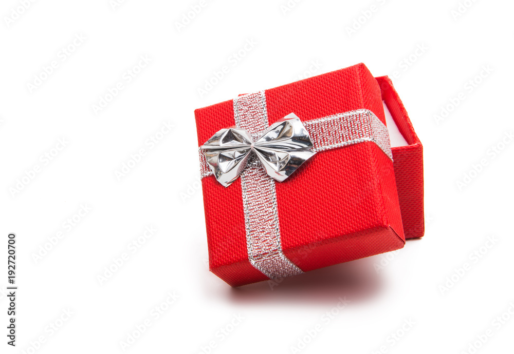 red gift box isolated Stock Photo | Adobe Stock