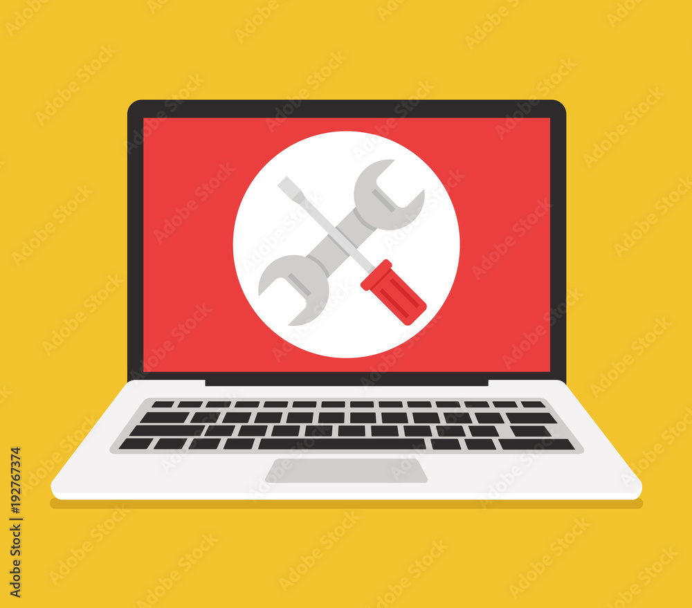 Computer Repair Cartoon