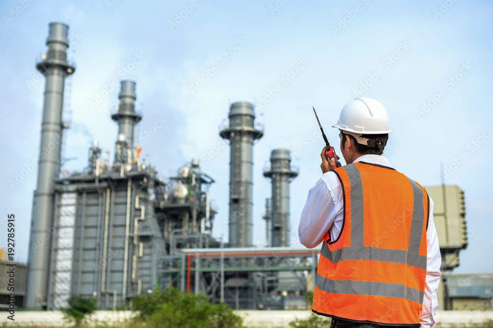 Engineers working in power stations Stock Photo | Adobe Stock