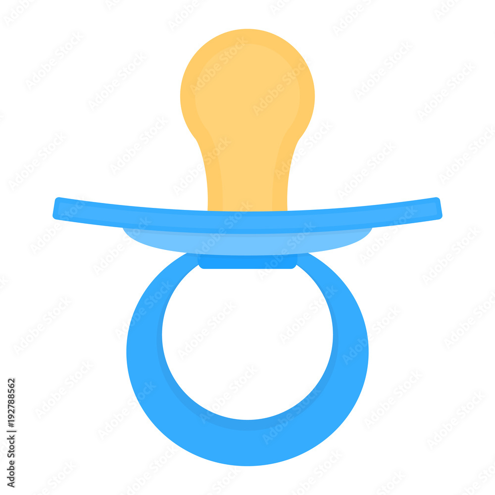 Blue Baby Pacifier Clipart