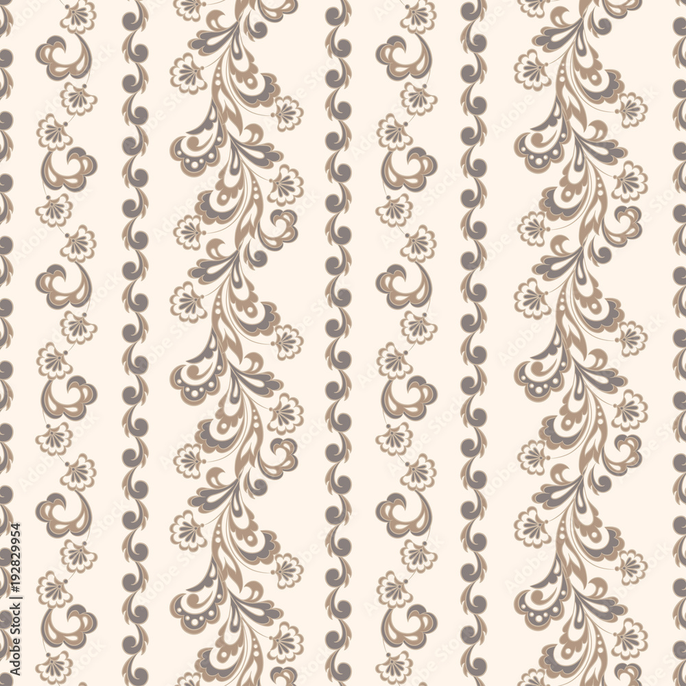 Seamless Fabric Texture Floral