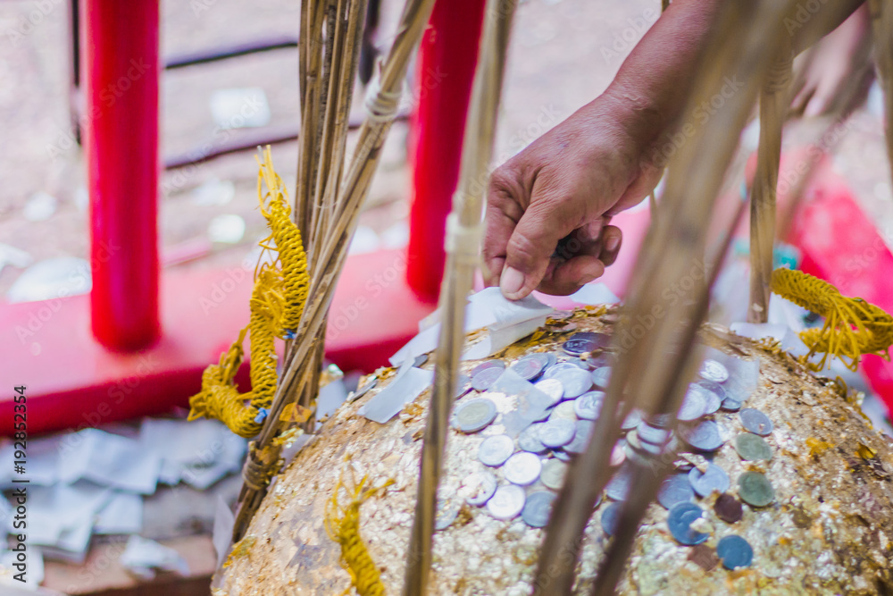 Thailand tradition, An inauguration ceremony called "FANG LUUK NIMIT ...