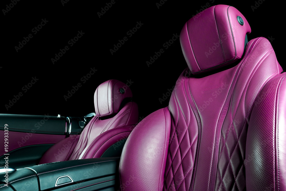 Pink Car Interior
