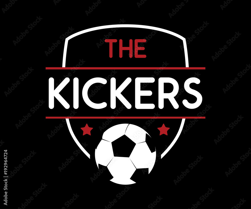 soccer football retro badge logo design set illustration Stock Vector ...