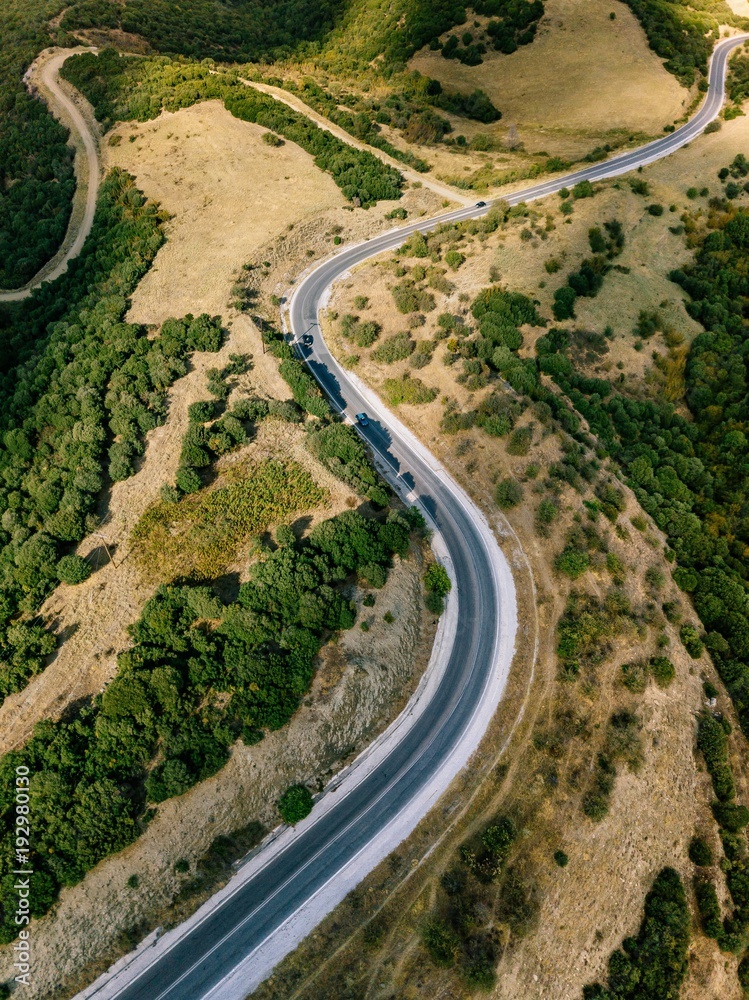 Curvy Road Landscape