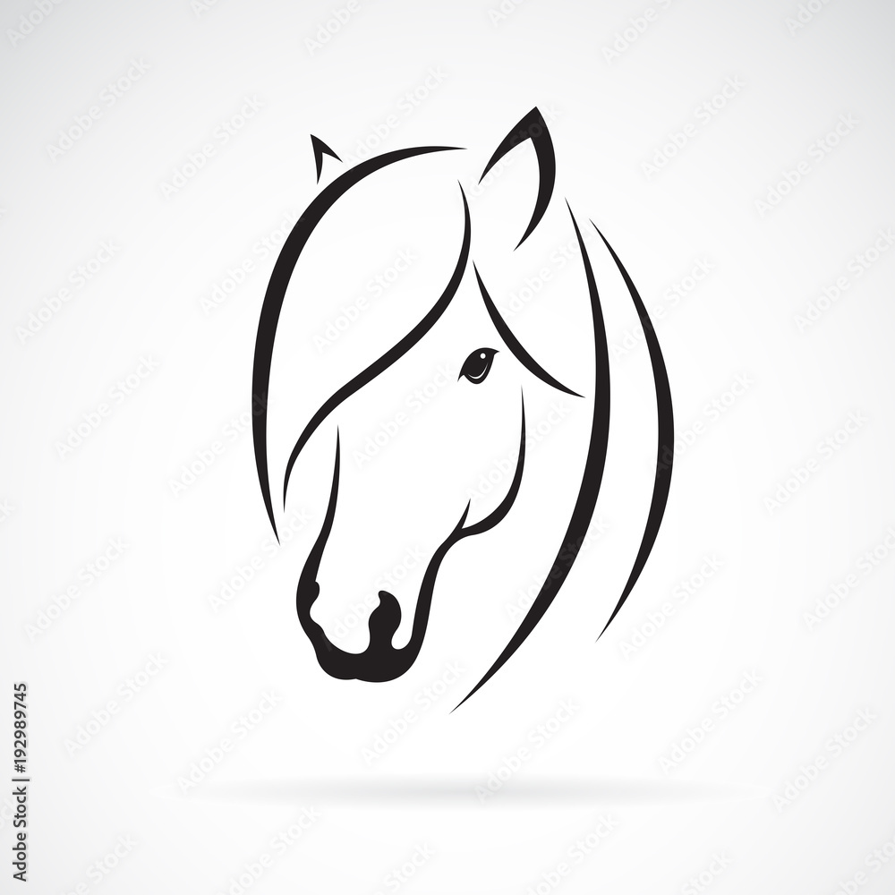 Simple Horse Head Design