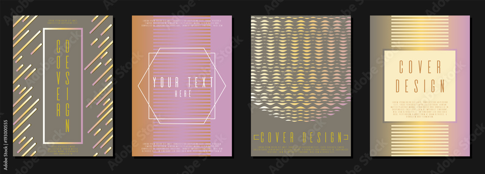 Modern cover page design for your business. Template in A4. Can be used ...