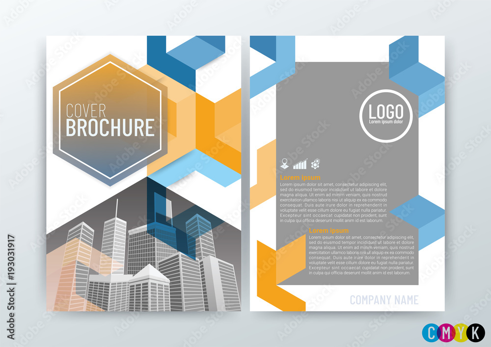 Abstract modern Background, Business Brochure template in A4 size ...