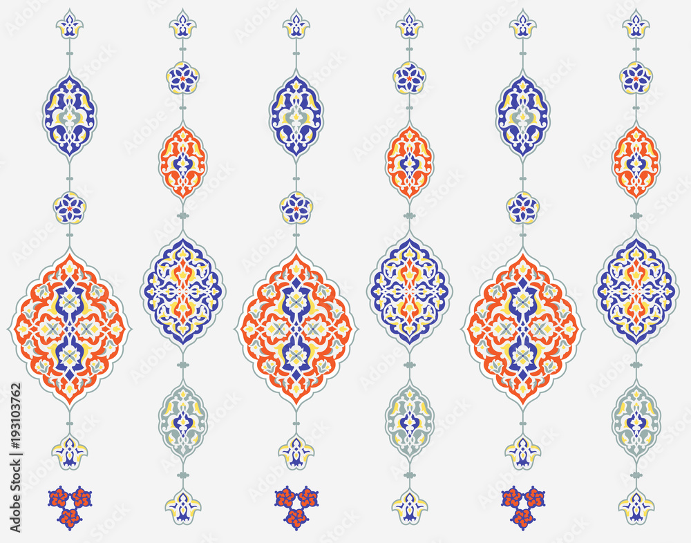 Arabic pattern for background design Stock Vector | Adobe Stock