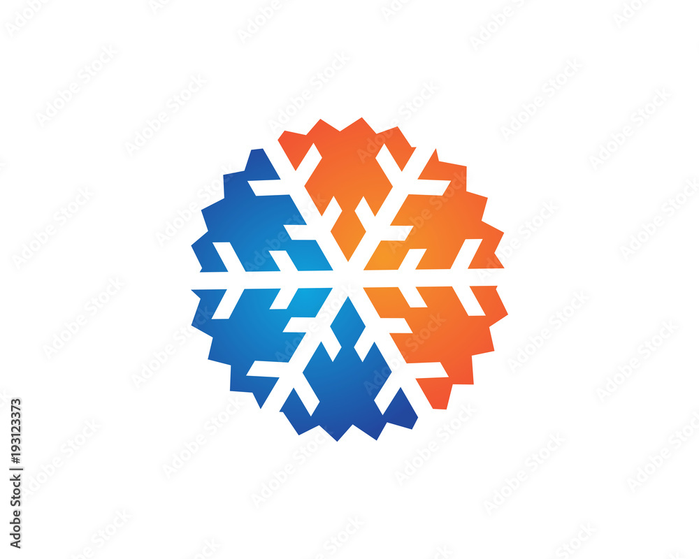 HVAC icons. Heating, ventilating and air conditioning symbols Stock ...