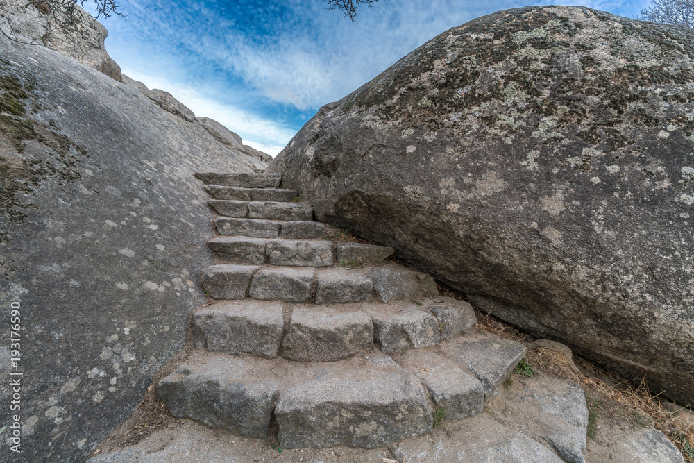Celtic Vetton sacred space (Nemeton) Altar of sacrifices sculpted in ...