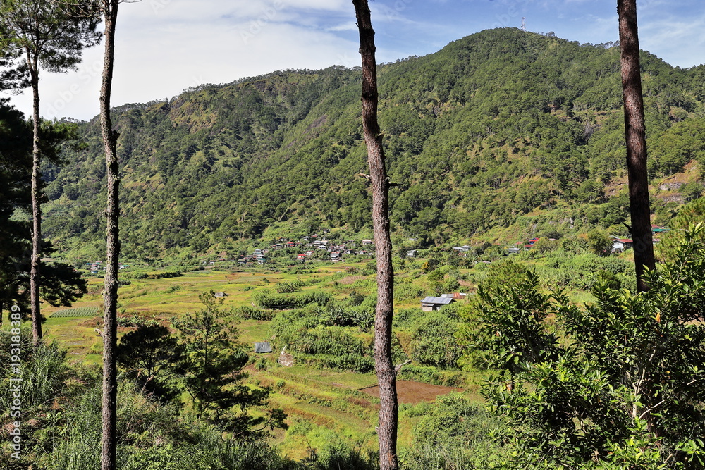 SW-wards view from Lumiang cave area to Bugang-Balugang barangay ...