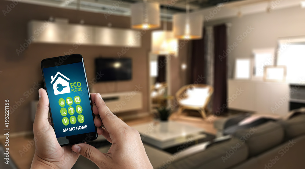 Internet of things iot Remote home control to modern living room system ...