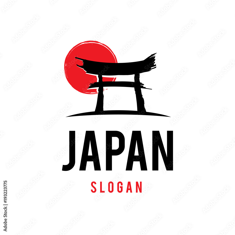 Japan Logo Stock Vector | Adobe Stock