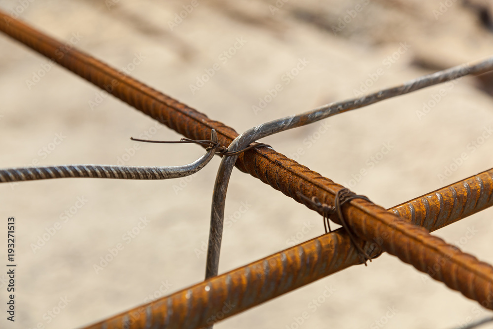 Design of reinforcement cage of reinforcement for concrete frame Stock ...