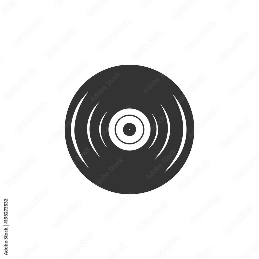 vinyl record icon. Detailed icon of musical instrument icon. Premium ...