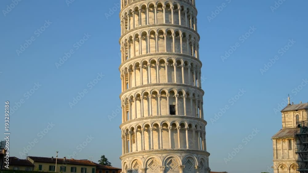 Leaning Tower of Pisa in Pisa, Italy. Leaning Tower of Pisa known ...