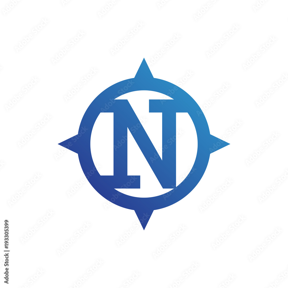 Logo Navigation Stock Vector | Adobe Stock