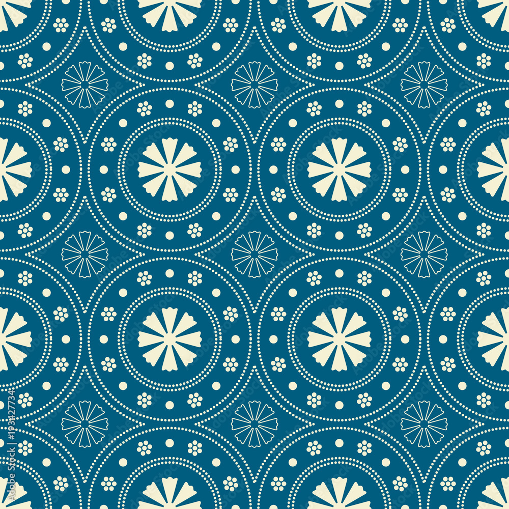 Seamless background southeast Asian retro aboriginal traditional art ...