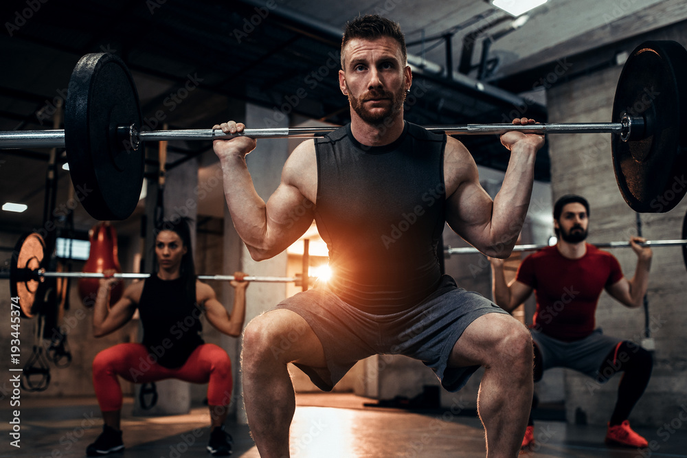 Building some serious muscles Stock Photo | Adobe Stock
