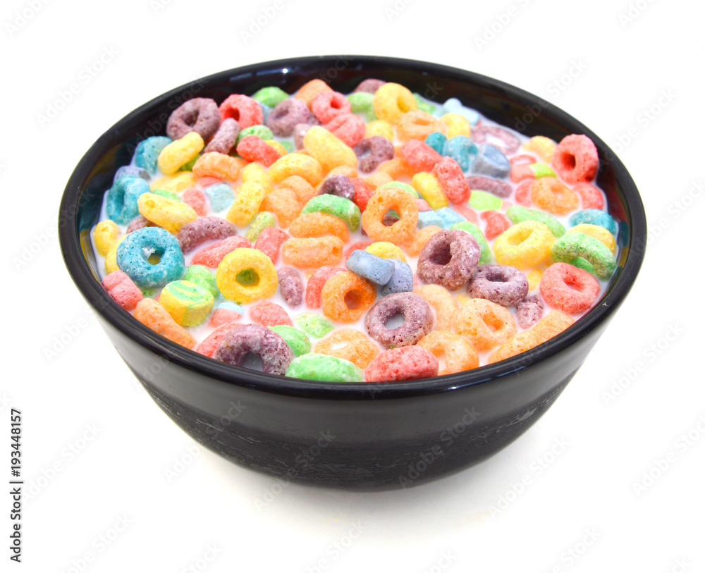 Cereal With Milk And Fruit