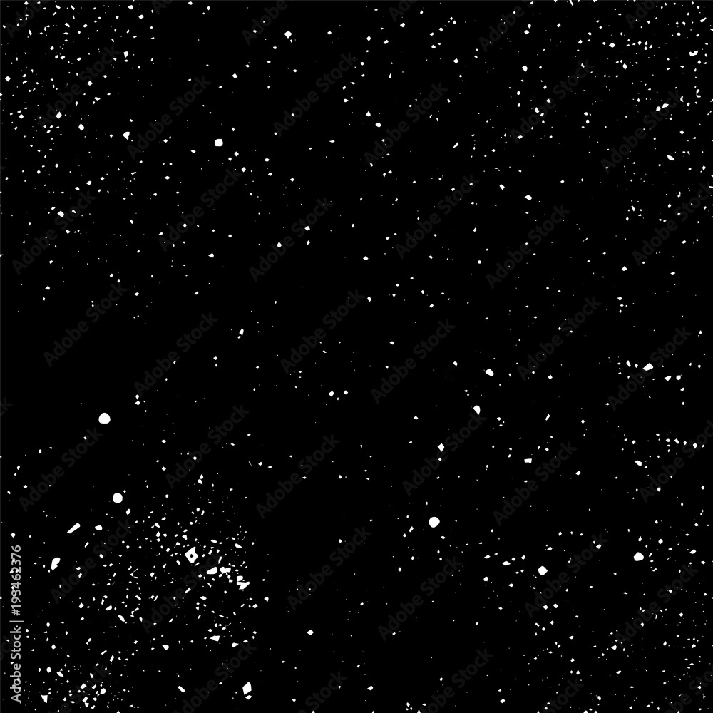 Black seamless texture with abstract white chaotic spots. Repeating ...