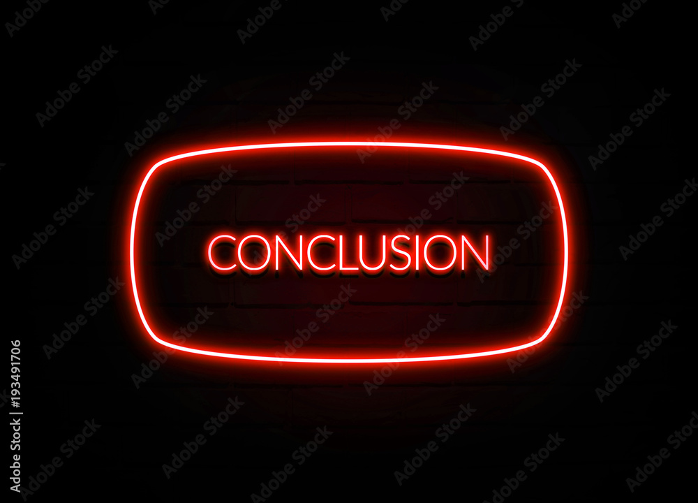 Conclusion Sign