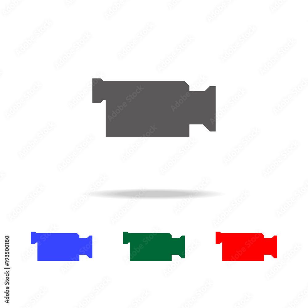 Handy Cam Icon. Elements in multi colored icons for mobile concept and ...