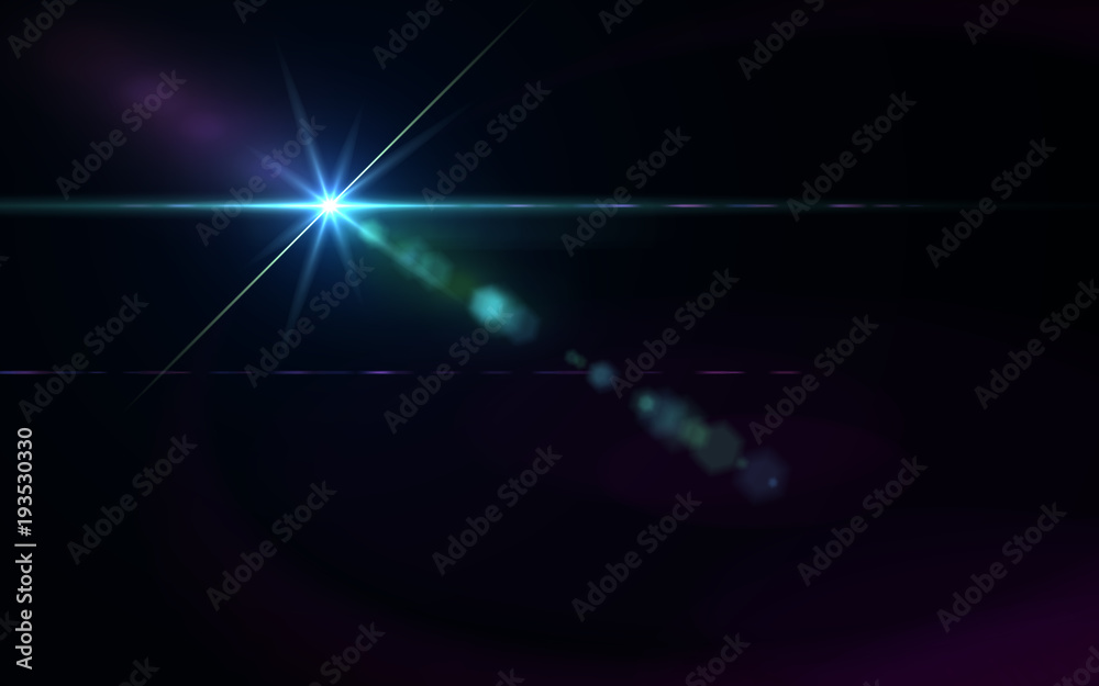 Abstract galactic space scape background with distant stars.Beautiful ...