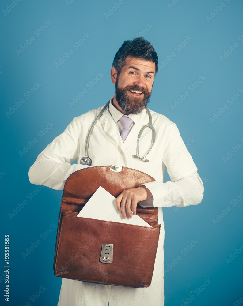 Medical, clinic, medicine, profession, people and healthcare concept ...