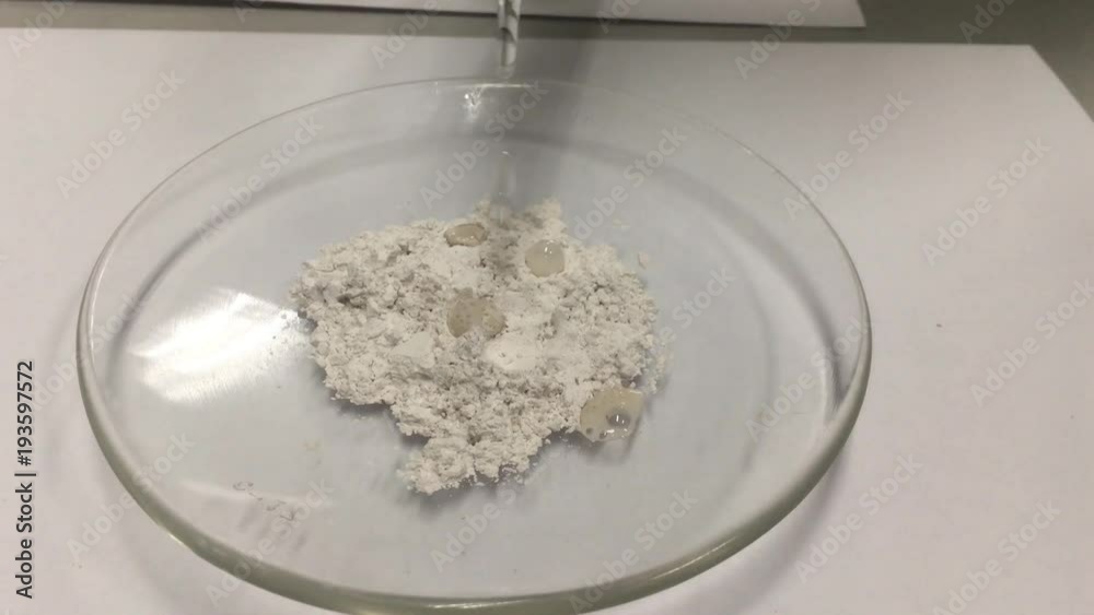 Selective focus on bubble of carbon dioxide from acid drops to ...