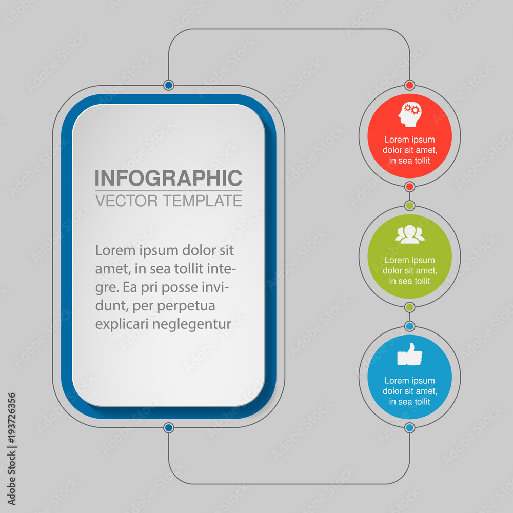 Vector infographic template for diagram, graph, presentation, chart ...