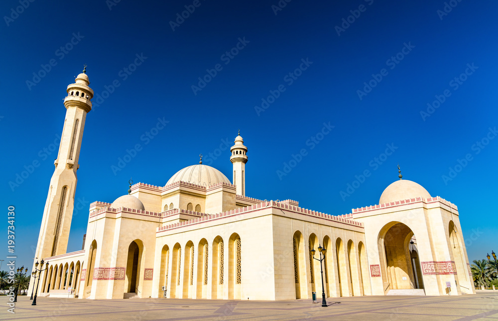 Al Fateh Grand Mosque in Manama, the capital of Bahrain Stock Photo ...